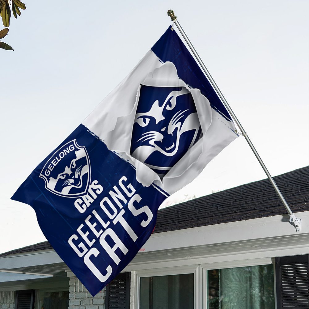 Geelong Football Club House Flag Outdoor Flag FGG1062 – A Chic Ensemble